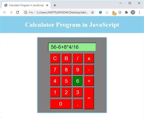 Calculatrice Javascript Tutoriel Javascript