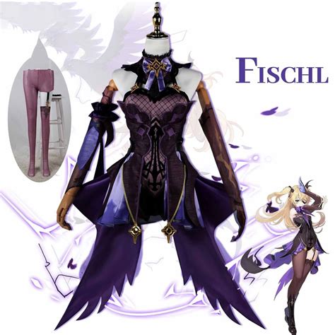 Game Genshin Imapct Fischl Cosplay Costumes Fischl Cosplay Etsy