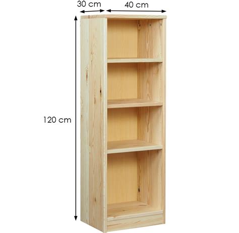 Eko 120 Polica 4 Otvora 40x30x120 Cm Natur Emmezeta Webshop
