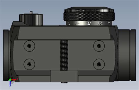 T1红点瞄准器step模型图纸下载 懒石网