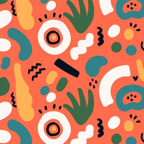 Patrón de garabato abstracto dibujado a mano Vector Gratis