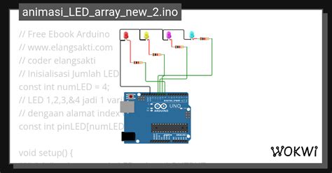 Animasiledarraynewo Wokwi Esp32 Stm32 Arduino Simulator