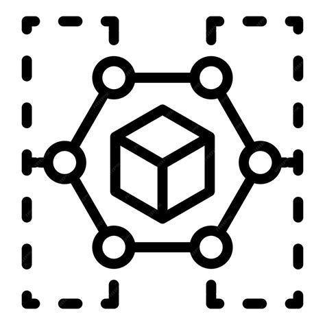 Premium Vector Digital Big Data Icon Outline Digital Big Data Vector Icon For Web Design