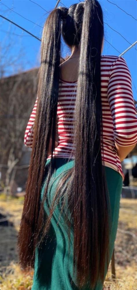 Pin By George On Twin Tails Long Hair Women Hair Color For Black