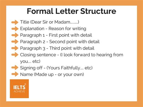 Formal Letter Structure Ielts How To Do Ielts General Vrogue Co