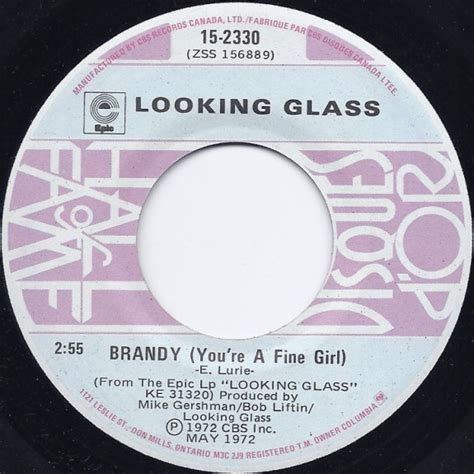 Ckso Am Fm And Tv Record Labels 45 Rpm Brandy Youre A Fine Girl