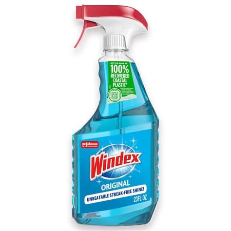 Windex 23 Fl Oz Original Glass Cleaner 313042 The Home Depot