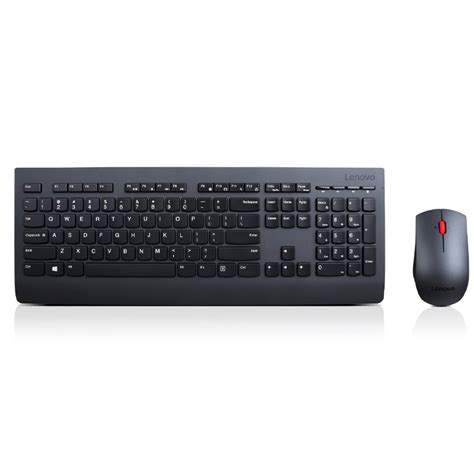 Compra Teclado Mouse Lenovo Profesional Inalambrico Color Negro Kit Combo Online