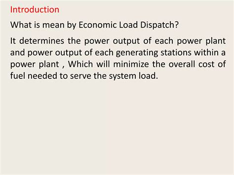 Unit 5 Economic Load Dispatch And Unit Commitment Pptx Gas And Electric Home Utilities
