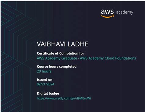 Vaibhavi Ladhe On Linkedin Aws Cloudcomputing Gratitude