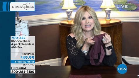 Rhonda Shear 4pack Seamless Ahh Bra YouTube