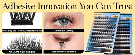 Amazon BEYELIAN Self Adhesive Eyelashes Clusters Press On Lashes