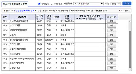 티스도리닷컴 한국방송통신대학교 수강신청