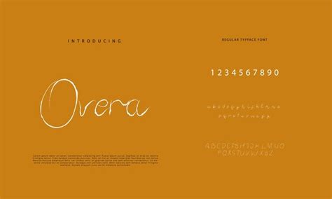 Premium Vector Handwritten Script Font Hand Drawn Brush Style Modern Calligraphy Cursive
