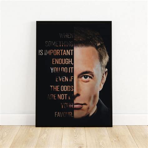 Elon Musk Printable Elon Musk Wall Art Elon Musk Poster Motivational