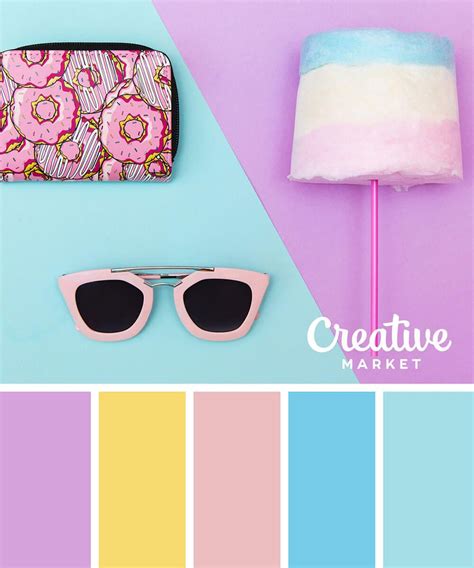 夏デザイン配色の参考に！すぐに使えるパステル系カラーパレット15選まとめ Summer Color Palettes Pastel