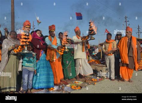 Allahabad Uttar Pradesh India 31st Jan 2018 Allahabad Hindu