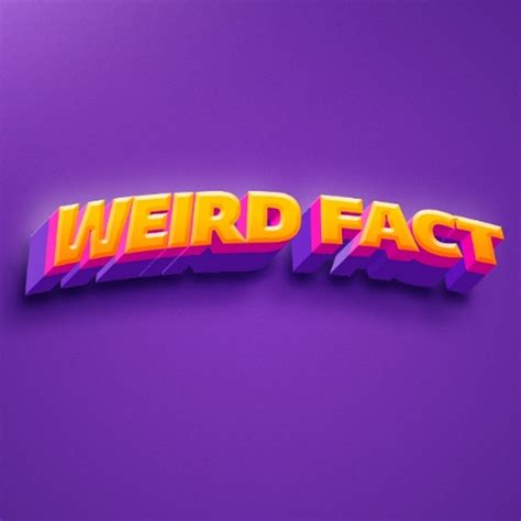 Weird Fact Youtube