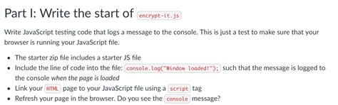 Solved Part I Write The Start Of Encrypt Itjs Write