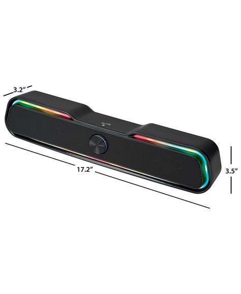 Ilive 17 Bluetooth Multimedia Sound Bar 17 32 X 3 46 Macys