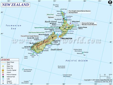 New Zealand Map