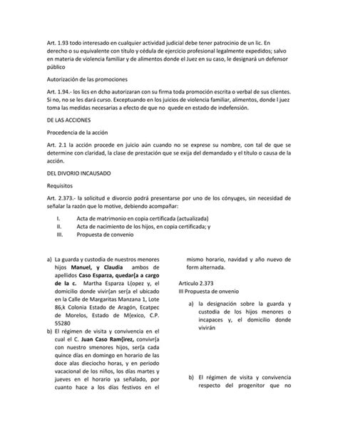 Taller Solicitud De Divorcio Incausado Pdf Descarga Gratuita