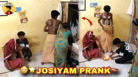 😳🌟josiyam Prank😨on Mom🤣 Tamil Prank Prankster Surya Youtube