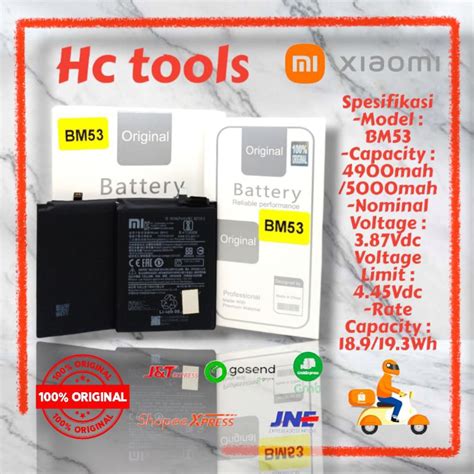 Jual Batre Baterai Battery Xiaomi Mi T Mi T Pro BM ORIGINAL Shopee Indonesia