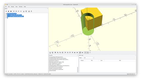 Openscad Preview Wierdly Broken Software Applications Manjaro