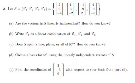 Solved 3 Let Chegg Com