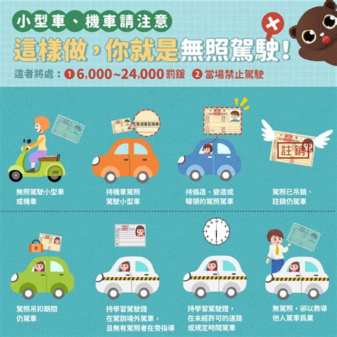 無照駕駛接招 112年 懶人包 168交通安全入口網