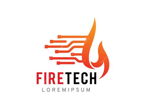Premium Vector Fire Tech Logo Symbol Or Icon Template