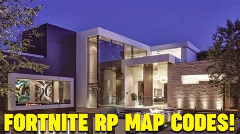 Best Mansion Fortnite Roleplay Map Codes Youtube