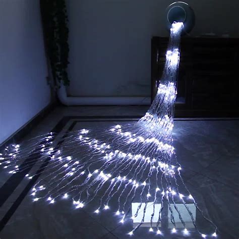 640 Led Waterflow Curtain Fairy String Light 6m X 3m Waterfall
