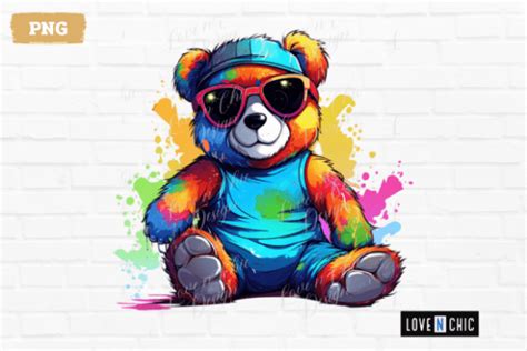 10 Sublimation Teddy Bear Clipart Designs And Graphics