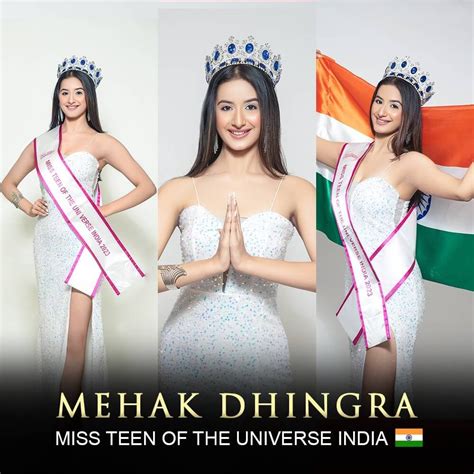 Miss Teen Of The Universe India 2023 Mehak Dhingra