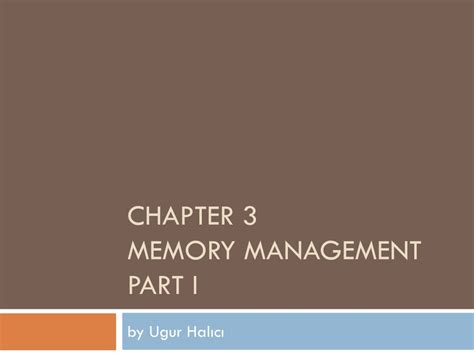 ppt memory management in multiprogramming systems powerpoint