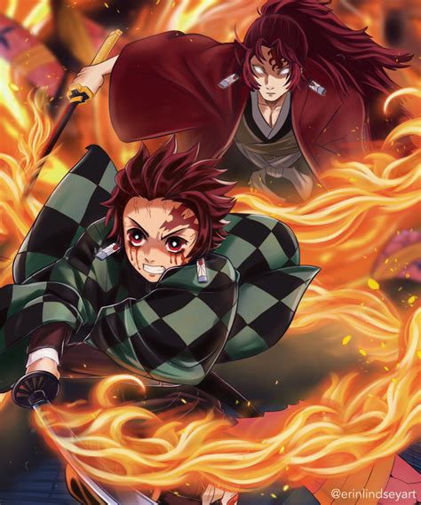 Tanjiro And Yoriichi Wallpaper Official Shop Th