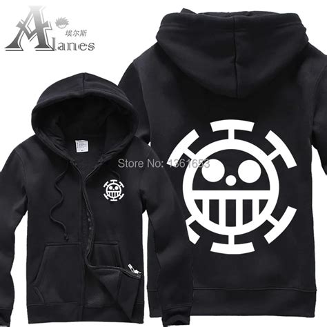 Trafalgar Law Hoodies Anime One Piece Trafalgar Law Hoodie Jacket