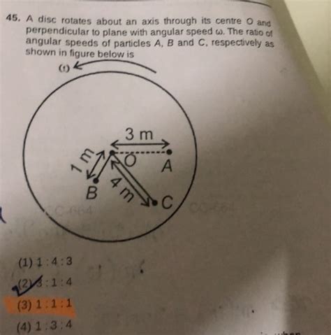 45 A Disc Rotates About An Axis Through Its StudyX