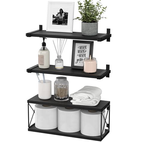 Gracie Oaks Watlington 3 Piece Pine Solid Wood Floating Shelf And Reviews