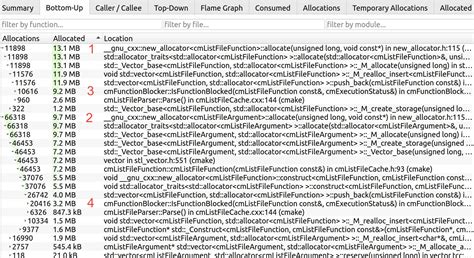 Reducing Cmake Heap Usage With Heaptrack Oleksandr Kovals Blog