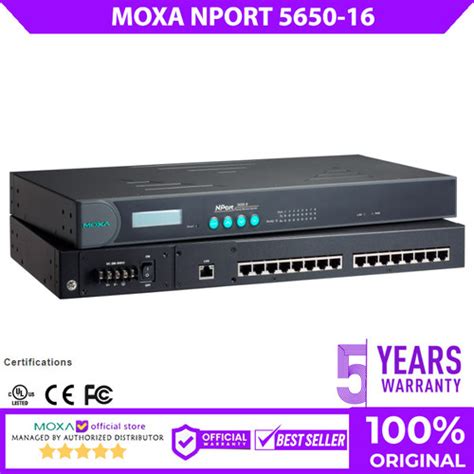 Promo MOXA Nport Port RS Rackmount Serial Device Server Cicil X