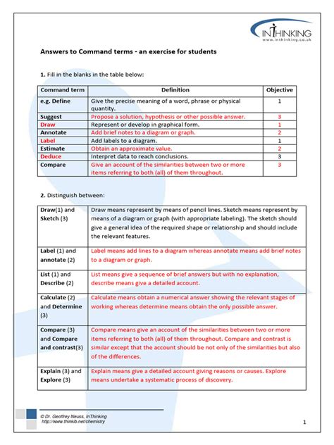 Command Terms Answers Pdf Mean Reason