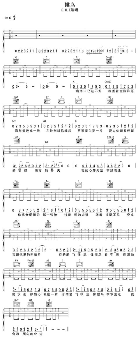 S H E Chord
