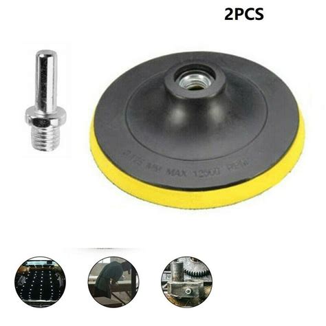 5 Backing Pad Hook Loop Plate M14 For Angle Grinder Sander Sanding Disc