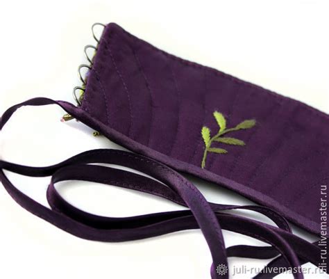 Браслет текстильный с объемной вышивкой Где то в цветочной долине заказать на Ярмарке Мастеров