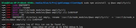 Npm I G Aws Amplifycli Is Resulting To An Error · Issue 10305