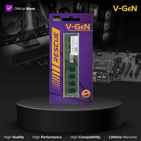 Jual DDR3 8GB PC 12800 1600Mhz RAM PC Komputer V GeN RESCUE Longdimm Standard Non L Kab