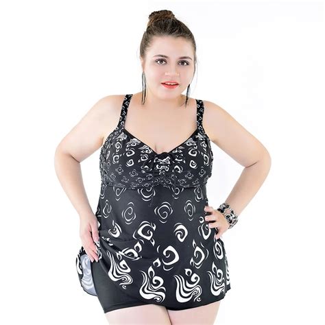 Everyday Women Swimsuit Sets New Super Plus Size Woman Print Two Piece